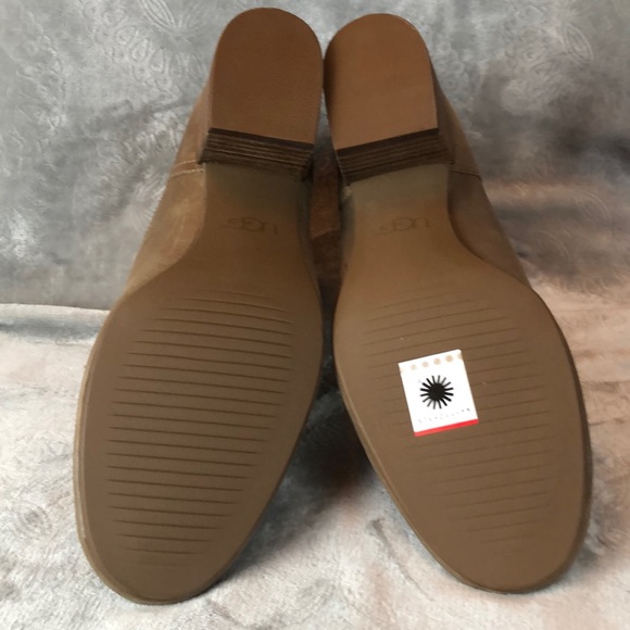 UGG | Shoes | Ugg Leather Bandara Ankle Boot Nwt | Poshmark